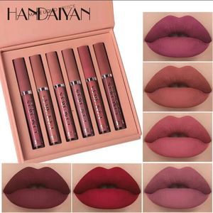 Makeup | Handaiyan 6pcs Matte Liquid Lip Gloss Set Creamymatte Shimmer ...